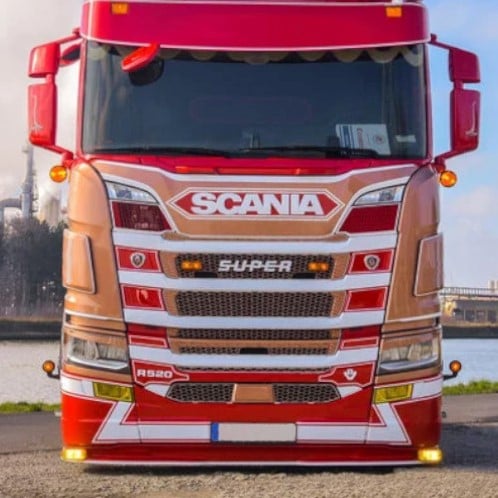 Polyester Bumper Spoiler Scania Next Generation Low Type 6