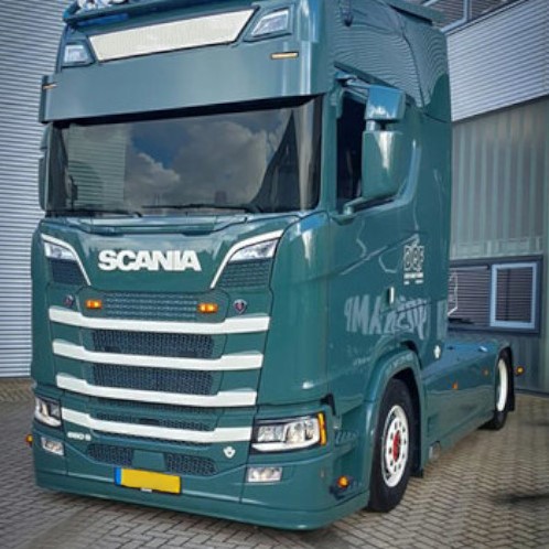 Polyester Bumper Spoiler Scania Next Generation High Type 9 - Only ...