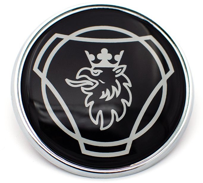 Emblem runder Scania mit schwarzem Greif Truck Accessoires