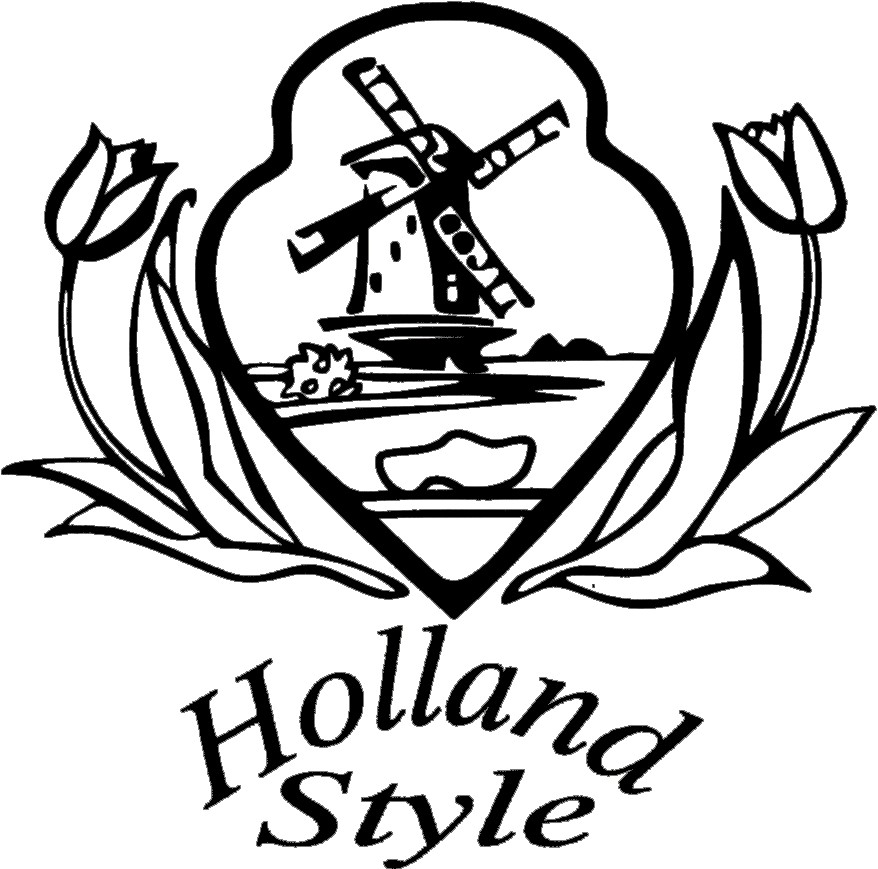 Sticker Holland Style - Zwart Truck Accessoires