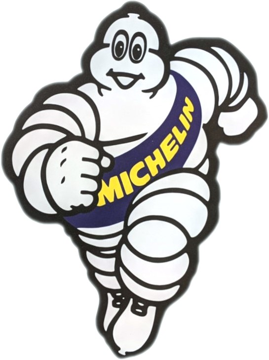 Sticker Michelin rennend klein Truck Accessoires