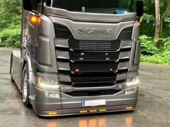 Polyester Bumper Spoiler Scania Next Generation Low Type 5 Truck ...