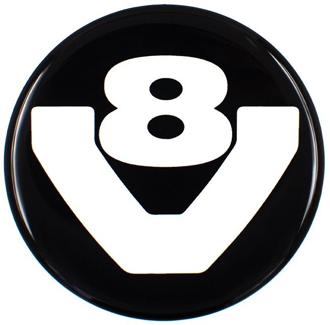 Hub sticker V8 Truck Accessoires