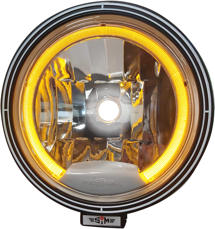 Verstraler met Oranje LED ring Truck Accessoires