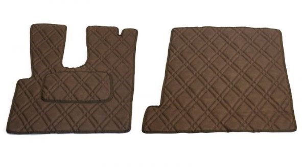 Vloermatten DAF XF 105 - Glad - Zwart Truck Accessoires