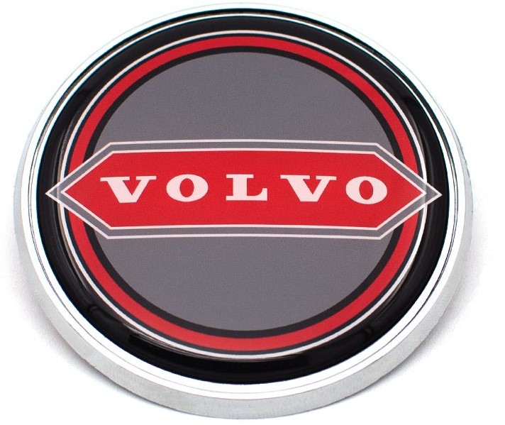 Emblem rund Volvo rot Truck Accessoires