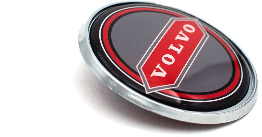 Embleem Rond Volvo rood Truck Accessoires