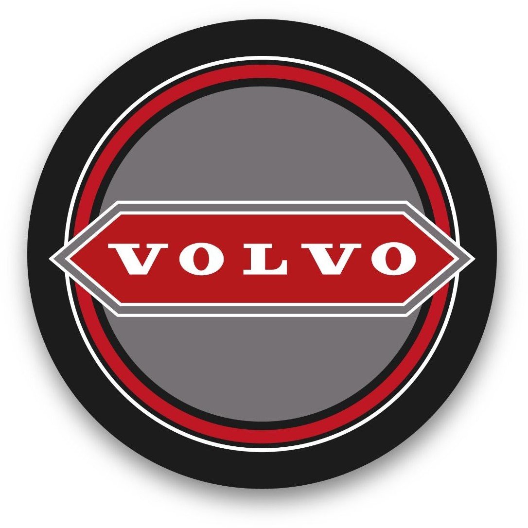 Sticker round - Volvo Red Truck Accessoires